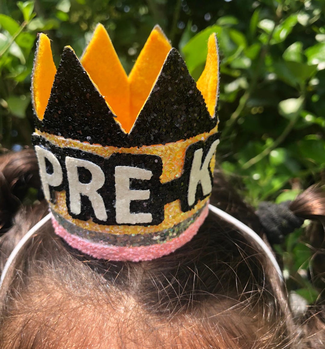 First Day of Kindergarten/small or Large Crowns Back to School Outfit ...