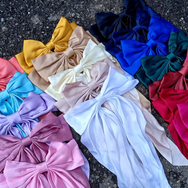 Oversized Hair Bow - Etsy