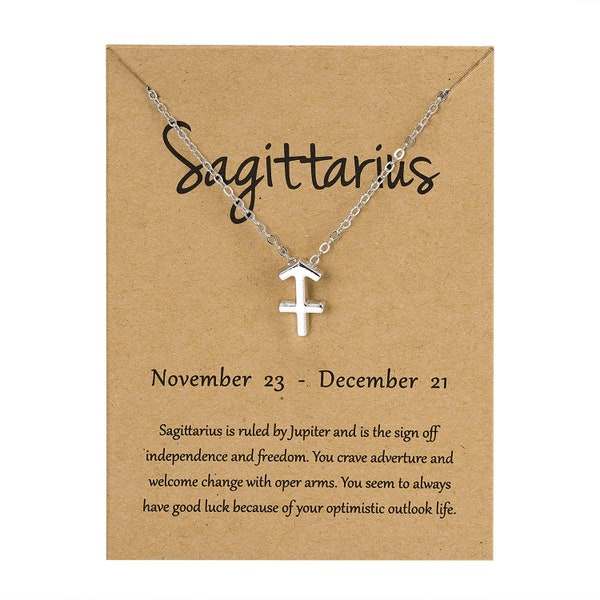 Sagittarius Necklace - Etsy