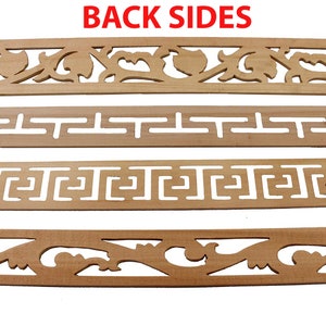 10PCS Unpainted Carved Line Bars for Edges Frames Mirror - Etsy