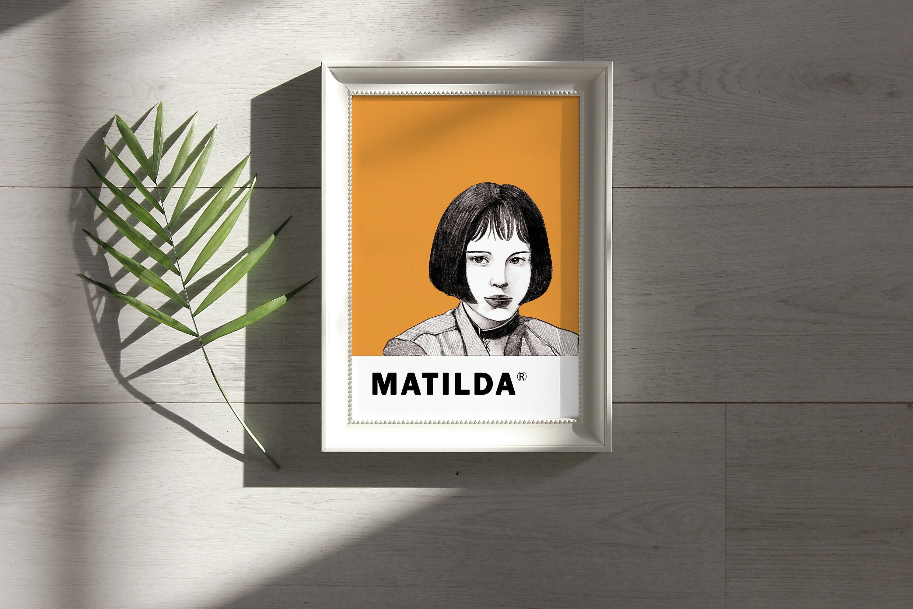 Wall Art Printable Matilda Wall Art Print Leon Movie Wall - Etsy