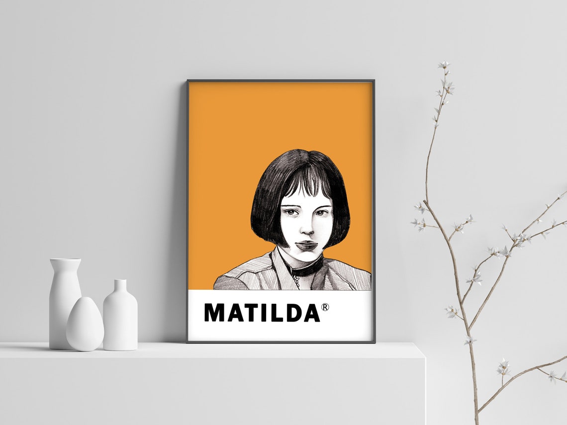 Wall Art Printable Matilda Wall Art Print Leon Movie Wall - Etsy