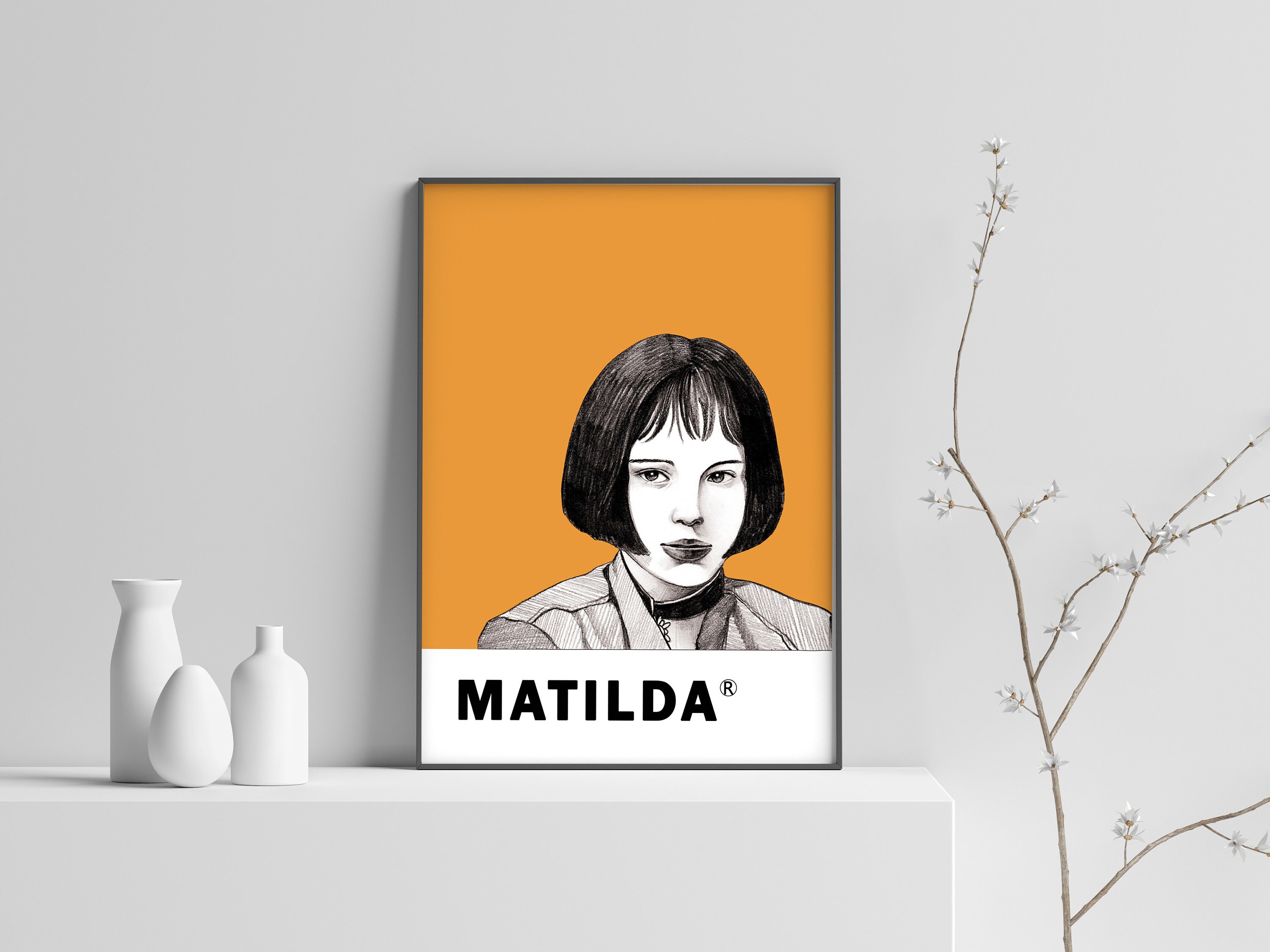 Wall Art Printable Matilda Wall Art Print Leon Movie Wall - Etsy