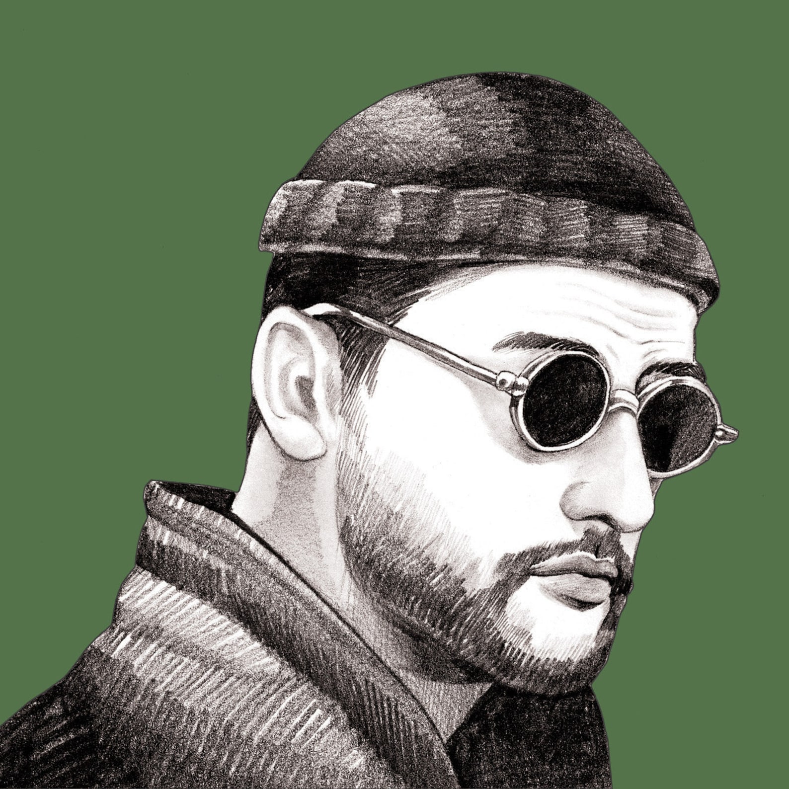 Leon Wall Art Printable Movie Poster Print Poster Drawing - Etsy