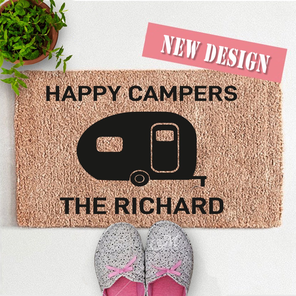 Campers Doormat Camping Welcome Mat Custom Door Mat Etsy