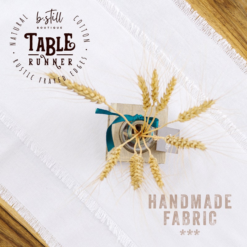 White Table Runner Fringe - Etsy