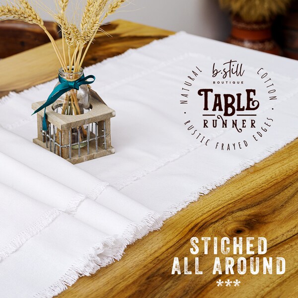 Farmhouse Table Runner - Etsy