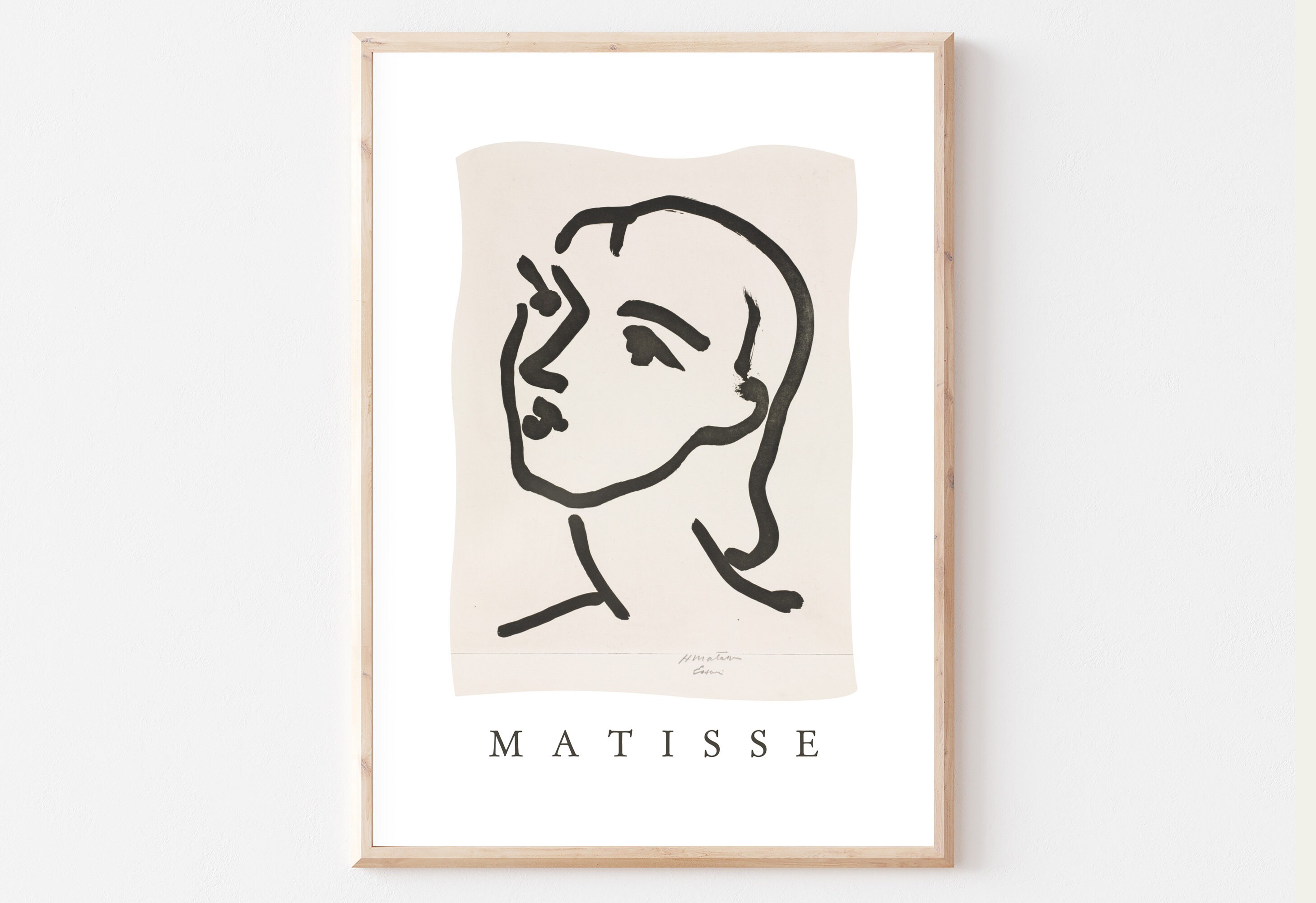 Henri Matisse Woman Drawing, Printable Wall Art, Poster Printable ...