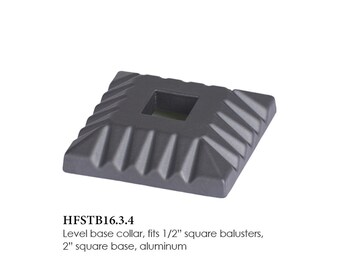 Satin Black 16.3.2 Angled Base Shoes for 1/2 Inch Square Iron - Etsy