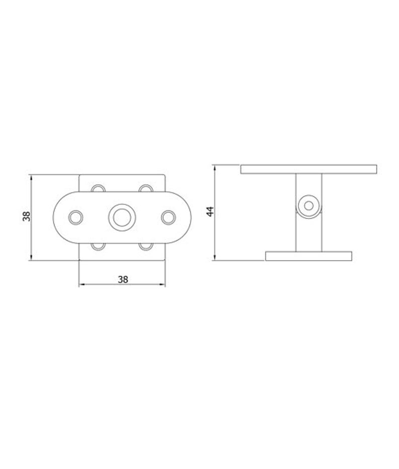 HF17.4001 Adjustable Newel Mount Bracket for Stair Remodel | Etsy