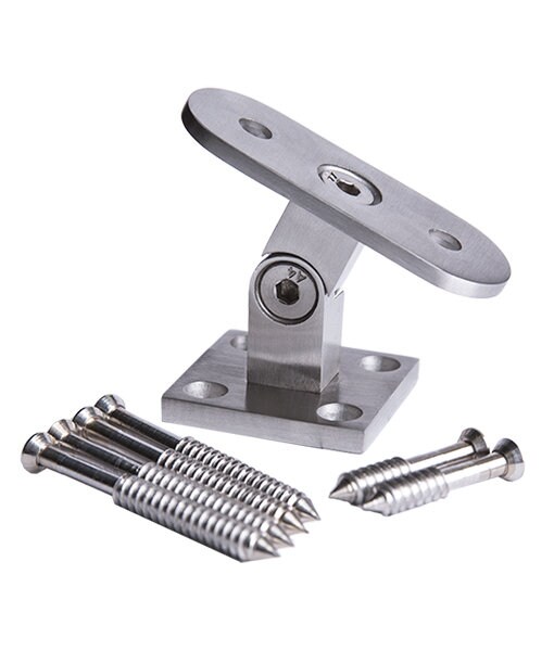 HF17.4001 Adjustable Newel Mount Bracket for Stair Remodel - Etsy