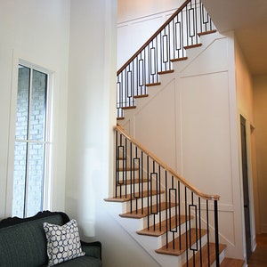 8070-MR 54-inch Reversible Mitered Return Wooden Hardwood Staircase ...