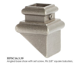 HFSTB16.3.70 Satin Black Aluminum Flat Base Shoe for - Etsy