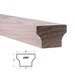 White Oak 6084-6 6 FT Modern Wood Handrail for Stair Remodel WO-6084-6 ...