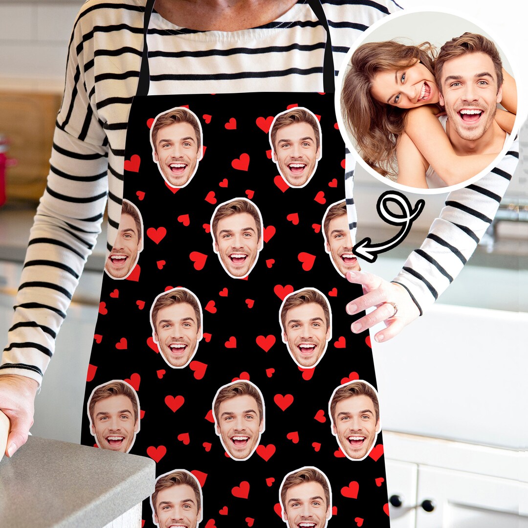 Custom Apron,personalized Faces Apron,photo Apron,funny Kitchen Apron ...