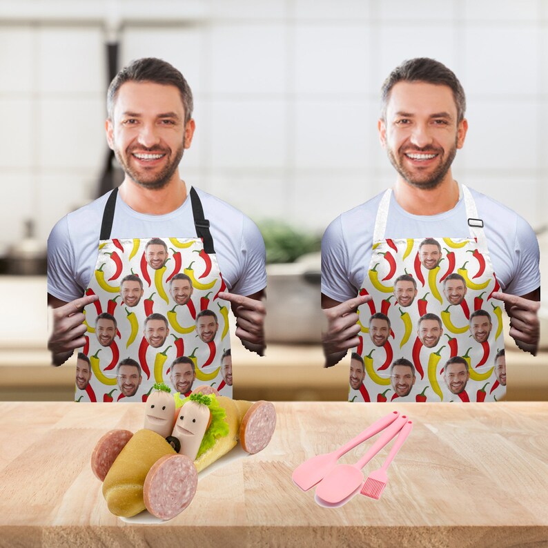 Personalized Faces Apron Custom Photo Apron for Women and - Etsy