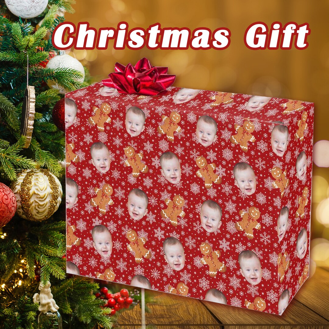 Custom Face Wrapping Paper,custom Picture Wrapping Paper,photo Wrapping ...
