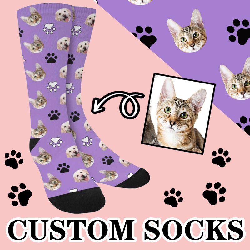 Cat Paw Socks - Etsy