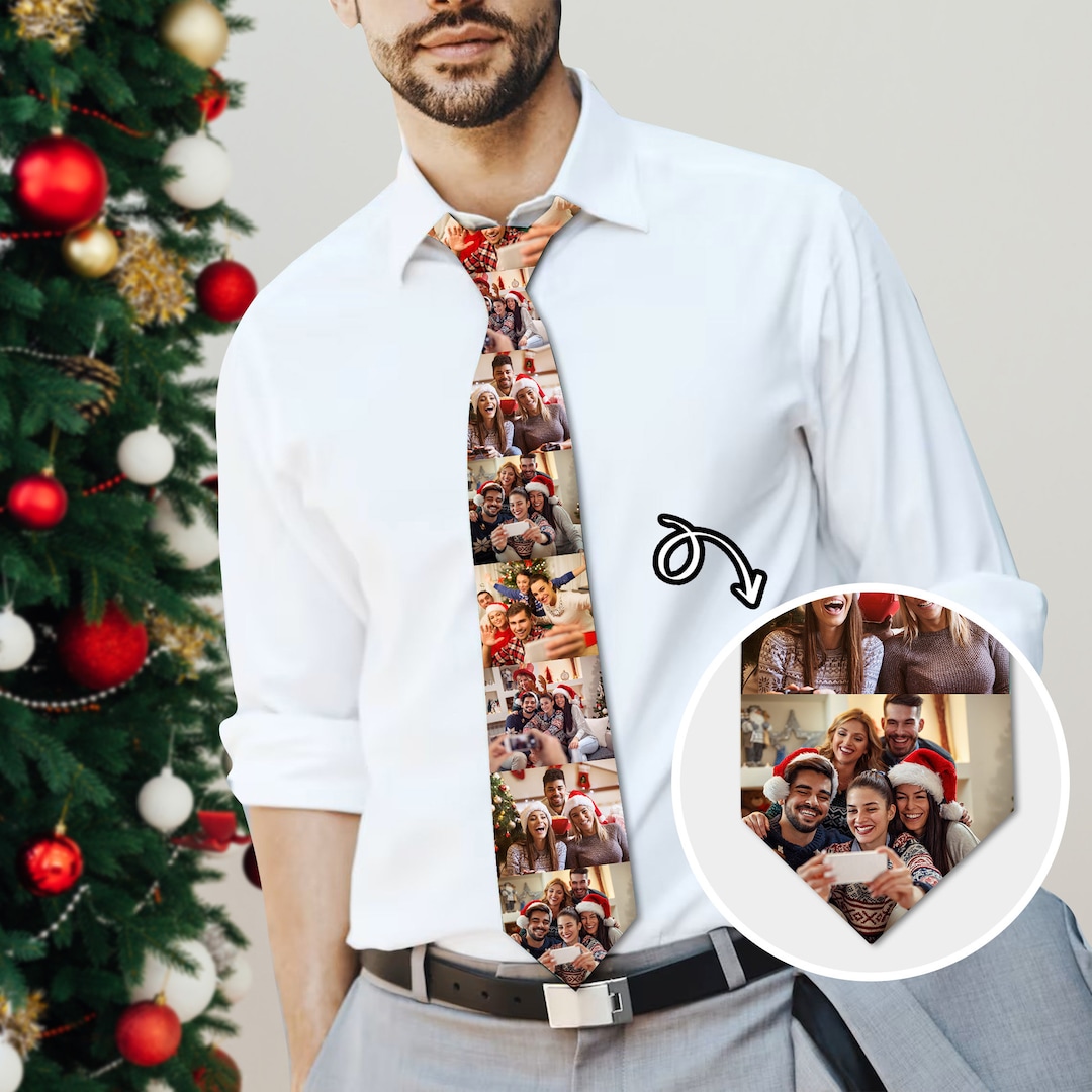 Custom Photo Tie,personalized Pictures on Neck Tie,funny Tie,photo Tie ...