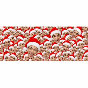Custom Faces Wrapping Paper,family Faces Wrapping Paper,photo Wrapping ...