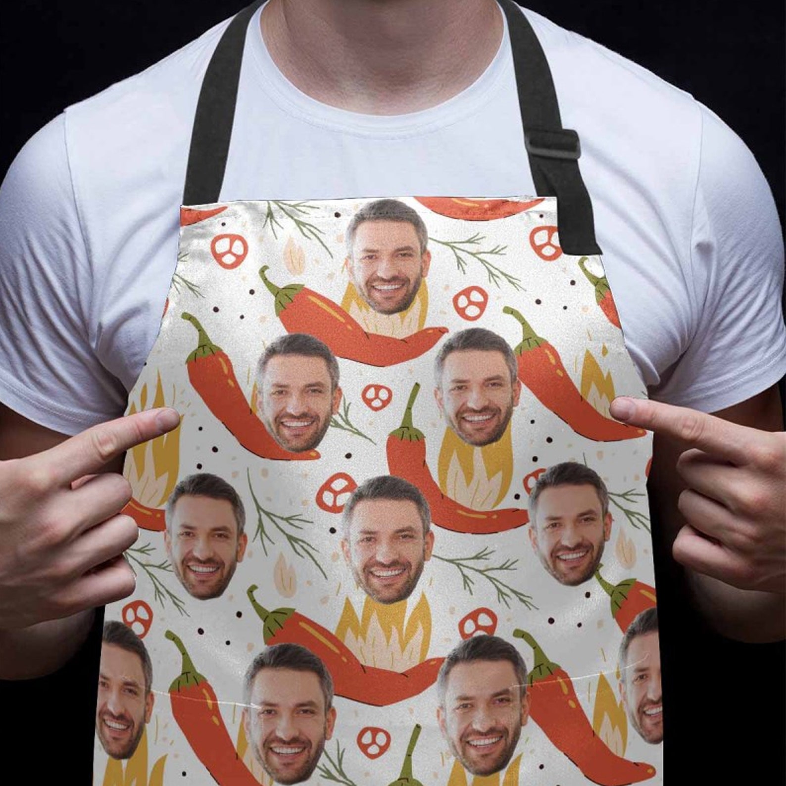 Personalized Faces Apron Custom Photo Apron for Women and - Etsy