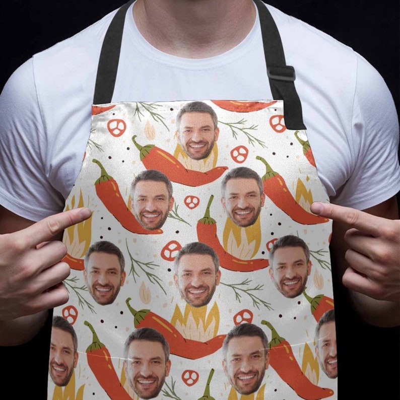 Personalized Faces Apron Custom Photo Apron for Women and - Etsy