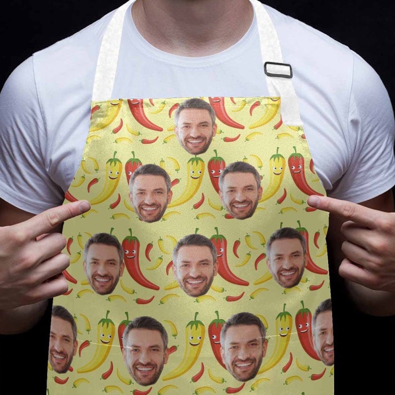 Personalized Faces Apron Custom Photo Apron for Women and - Etsy