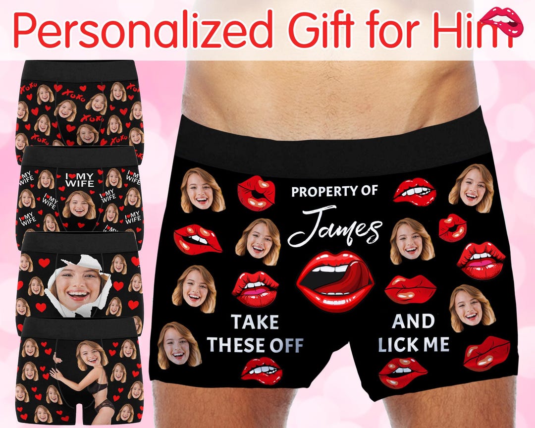 Custom Boxer With Faces,picture on Boxer Briefs,men Photo Boxers.photo ...