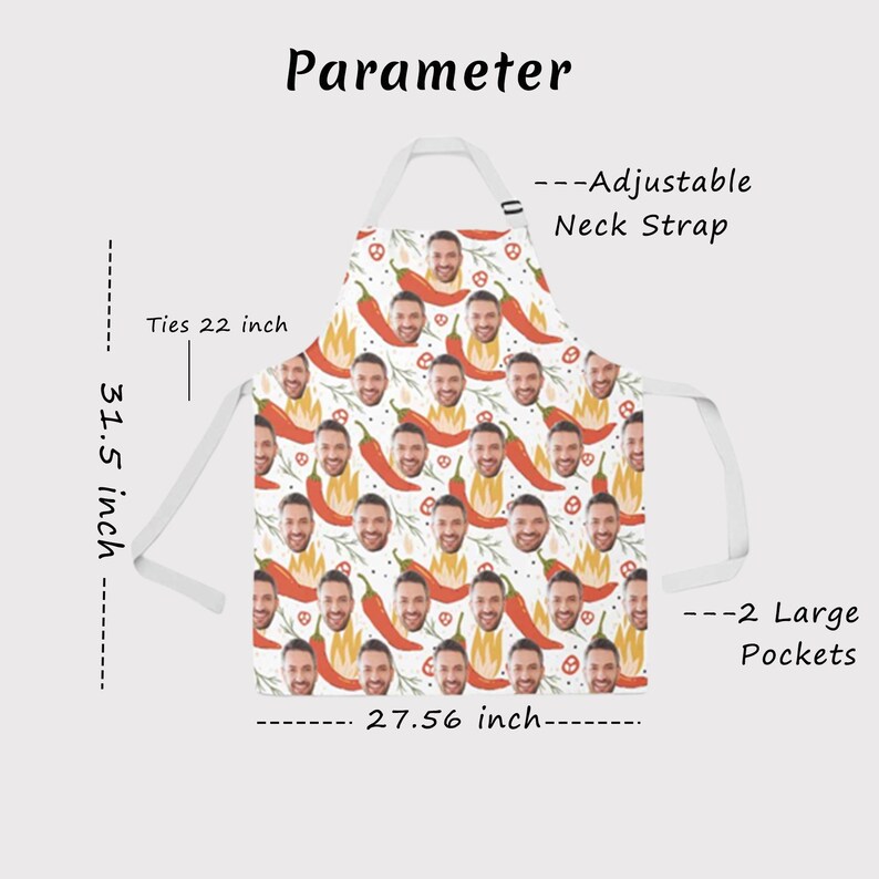 Personalized Faces Apron Custom Photo Apron for Women and - Etsy