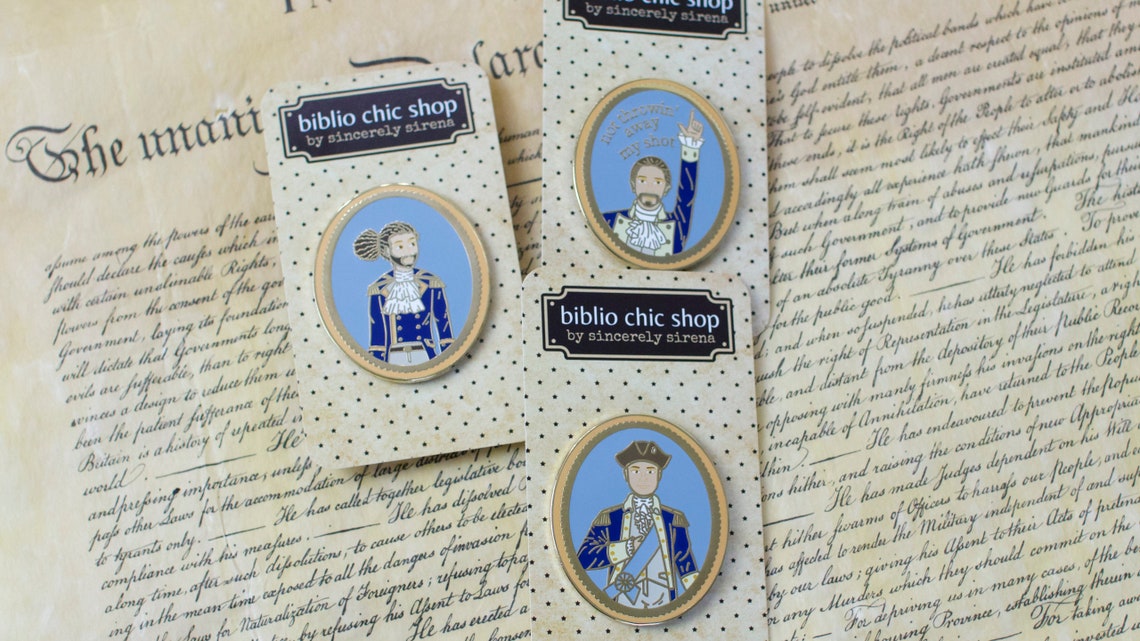 Alexander Hamilton Hard Enamel Pin My Shot Hamilton Gift | Etsy