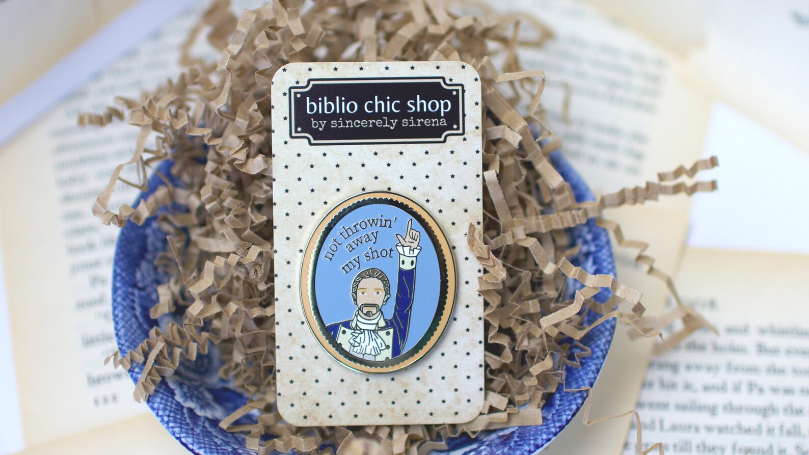 Alexander Hamilton Hard Enamel Pin My Shot Hamilton Gift | Etsy