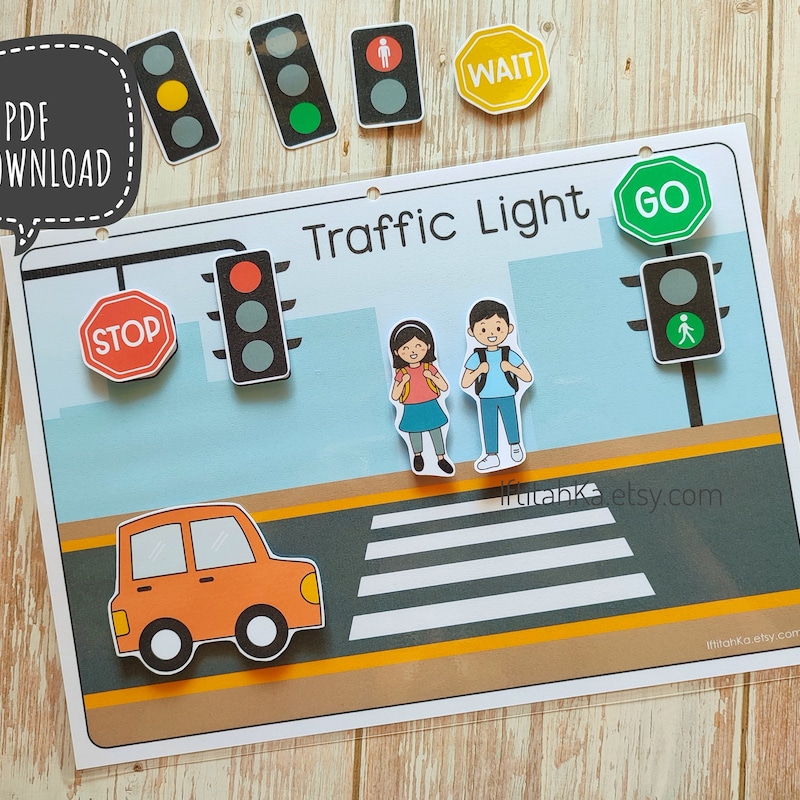 Traffic Light Printable - Etsy