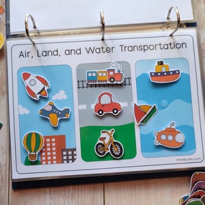 PDF Download: Transportation Busy Book by Iftitahka - Etsy