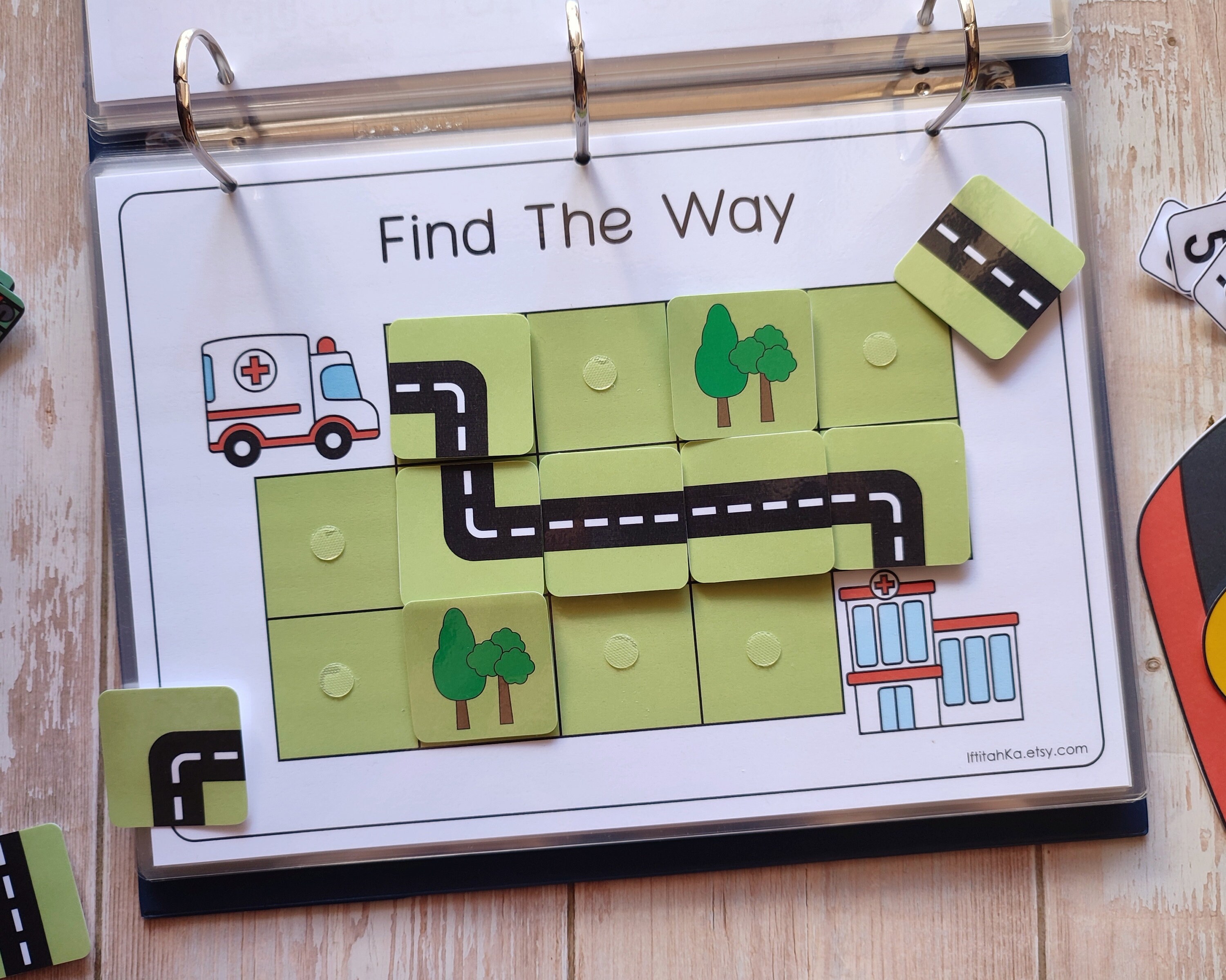 PDF Download: Transportation Busy Book by Iftitahka - Etsy