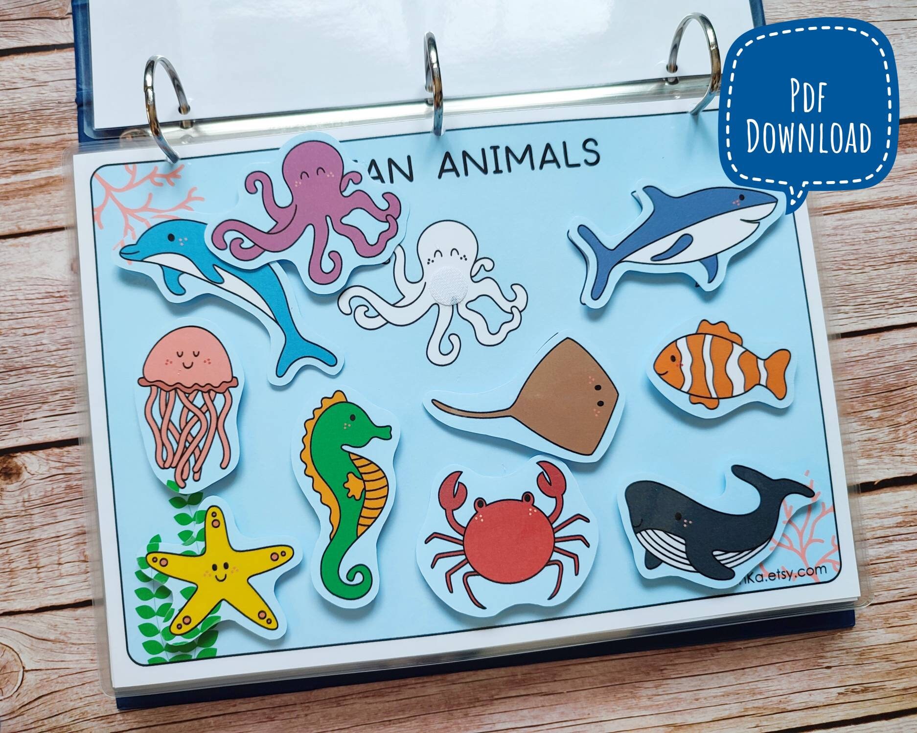 PDF Download: Ocean Busy Book by Iftitahka - Etsy