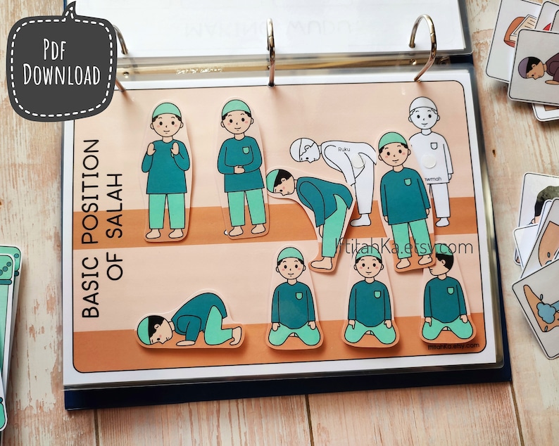 PDF: Basic Position of Salah Worksheet, Salah Position Busy Book ...