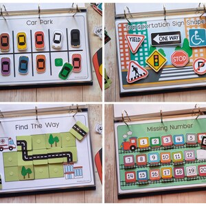 PDF Download: Transportation Busy Book by Iftitahka - Etsy