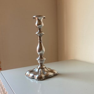 1860s Norblin & Co. "plater" Warszawa Silverplate Shabbat Candlestick ...