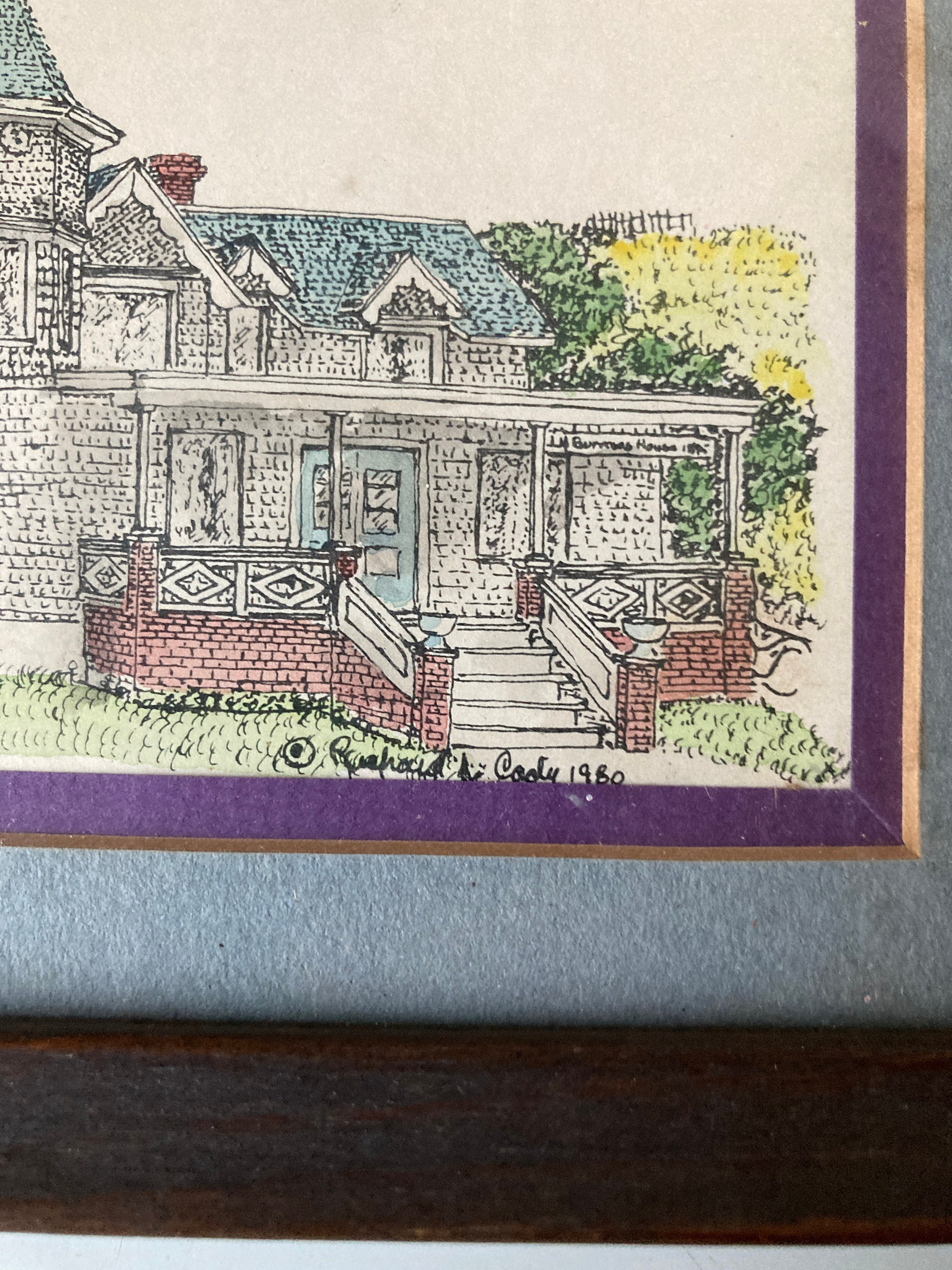 Richard L. Cody Artist - Watercolor Painted Print - 1980 - Etsy