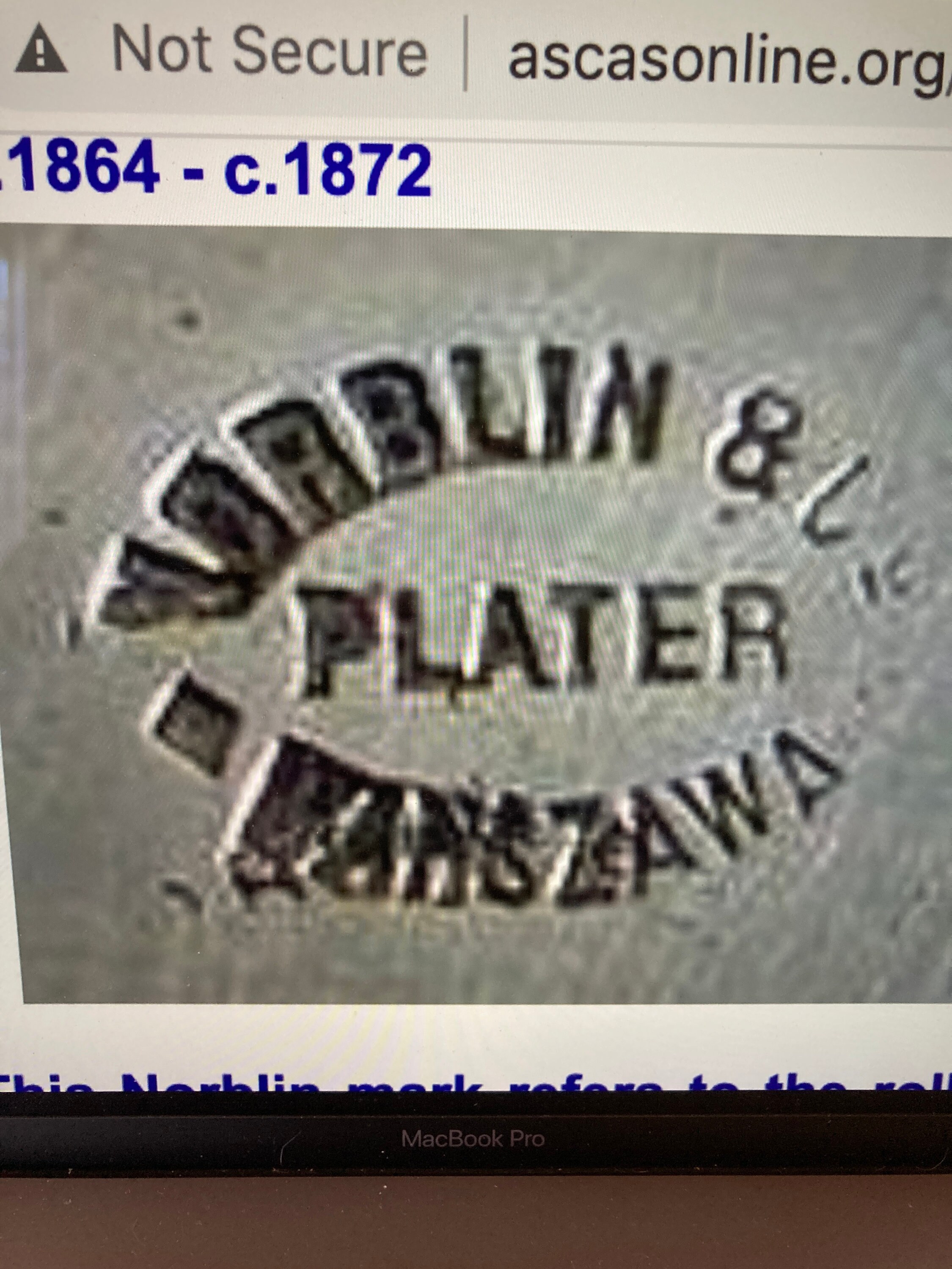 1860s Norblin & Co. plater Warszawa Silverplate - Etsy