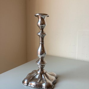 1860s Norblin & Co. "plater" Warszawa Silverplate Shabbat Candlestick ...