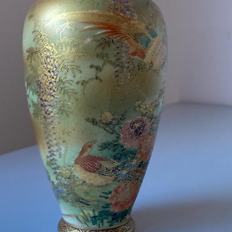 Pheasant Vase - Etsy