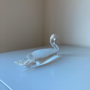 Signed Steuben Clear Crystal Shore Bird 8303 Art Glass Figurine ...