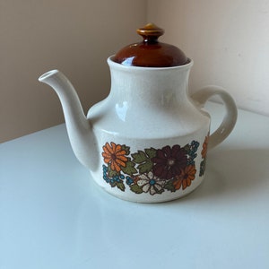 Vintage Arthur Wood “miami” Teapot – English China – Brown Lid Ceramic ...