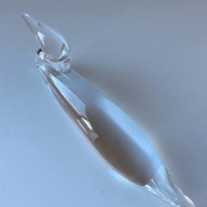 Signed Steuben Clear Crystal Shore Bird 8303 Art Glass Figurine ...