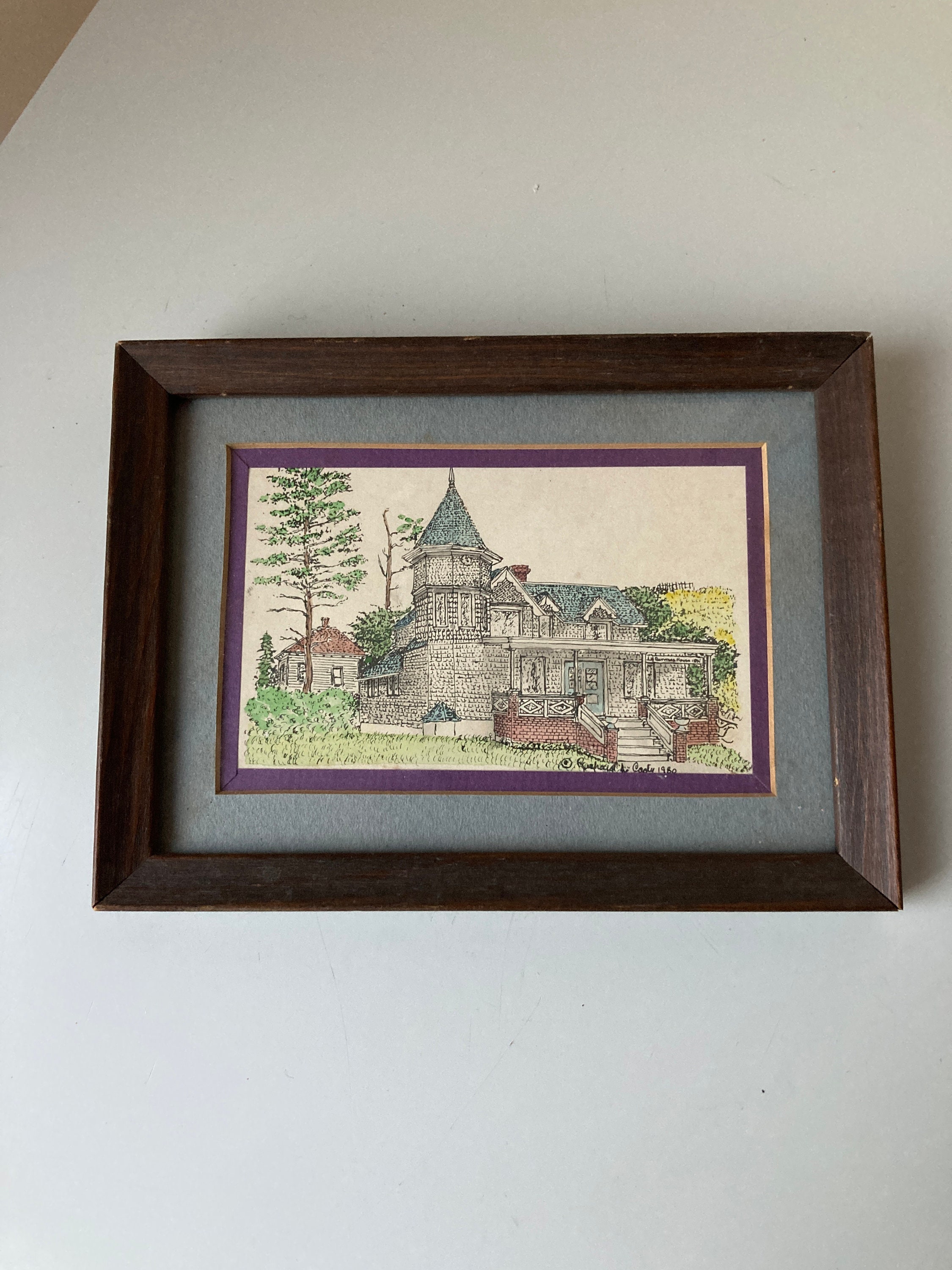 Richard L. Cody Artist - Watercolor Painted Print - 1980 - Etsy