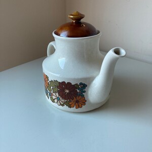 Vintage Arthur Wood “miami” Teapot – English China – Brown Lid Ceramic ...