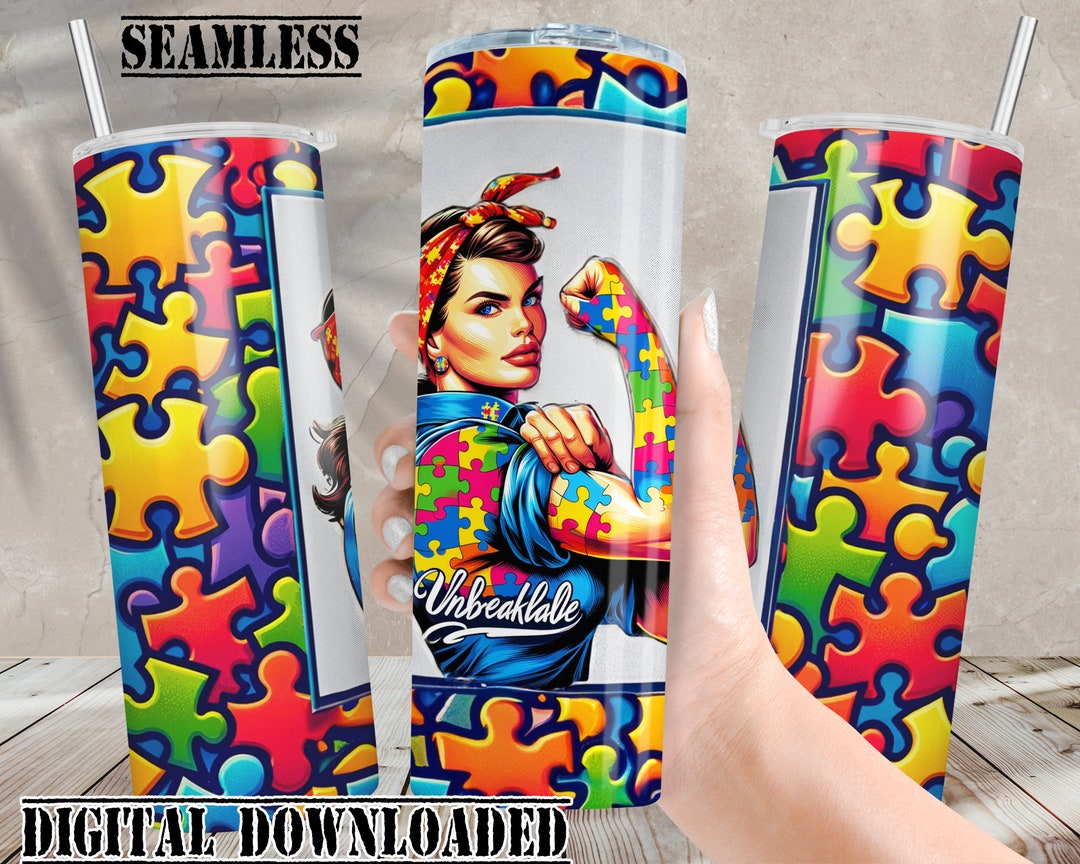 Autism Empowerment - Unbreakable Spirit Illustration,autism Awareness ...