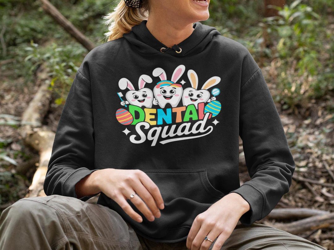 Dental Squad Easter Bunny Teeth PNG Funny Dentist Dental Hygienist ...