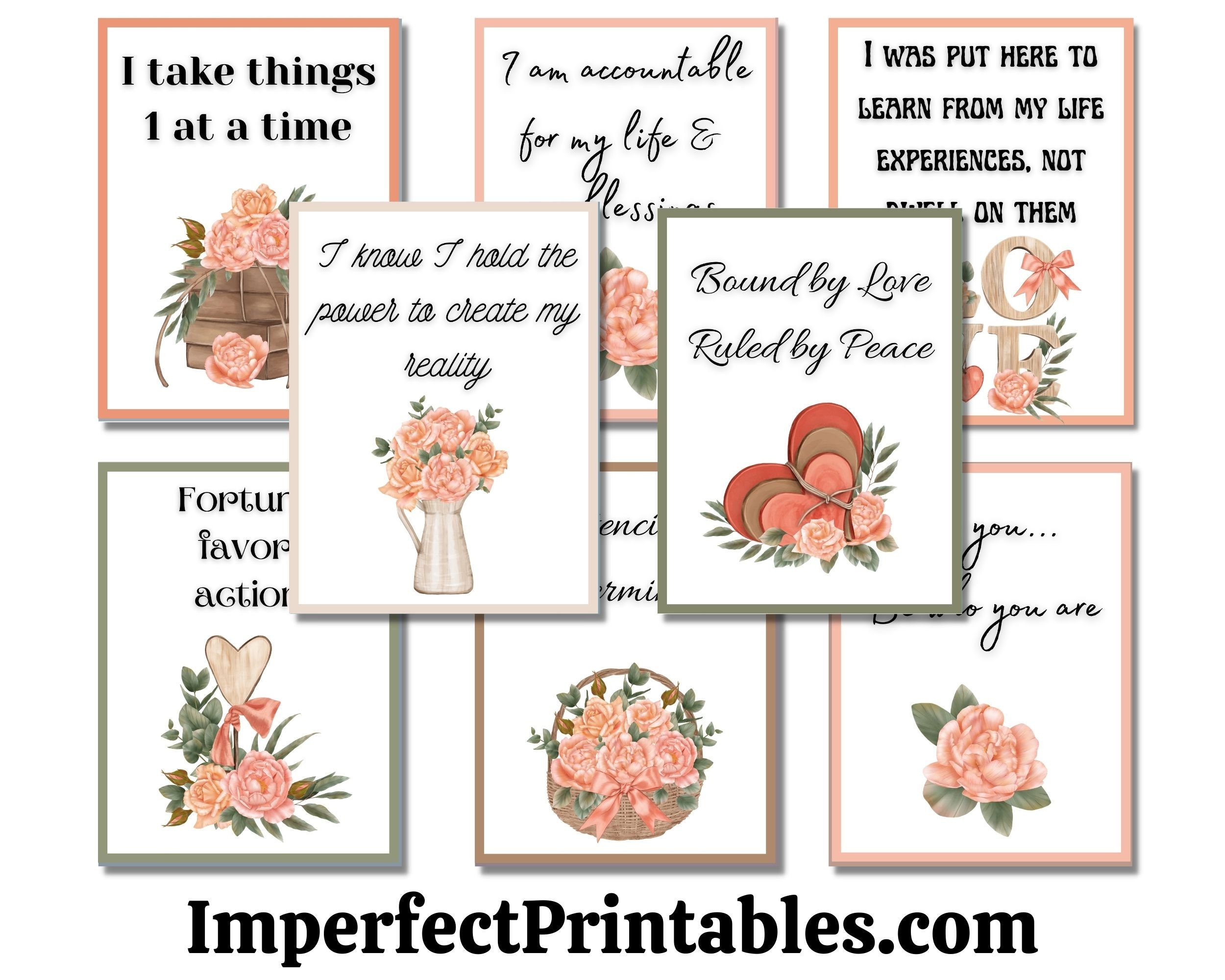 Country 3x4 Positive Reminders Positive Affirmation Cards Positive ...